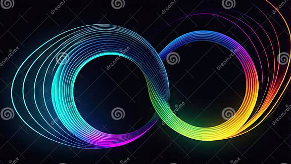 Glowing Pulsating Forms in Vibrant Hues Create Mesmerizing Animations in a Digital Art Display ...