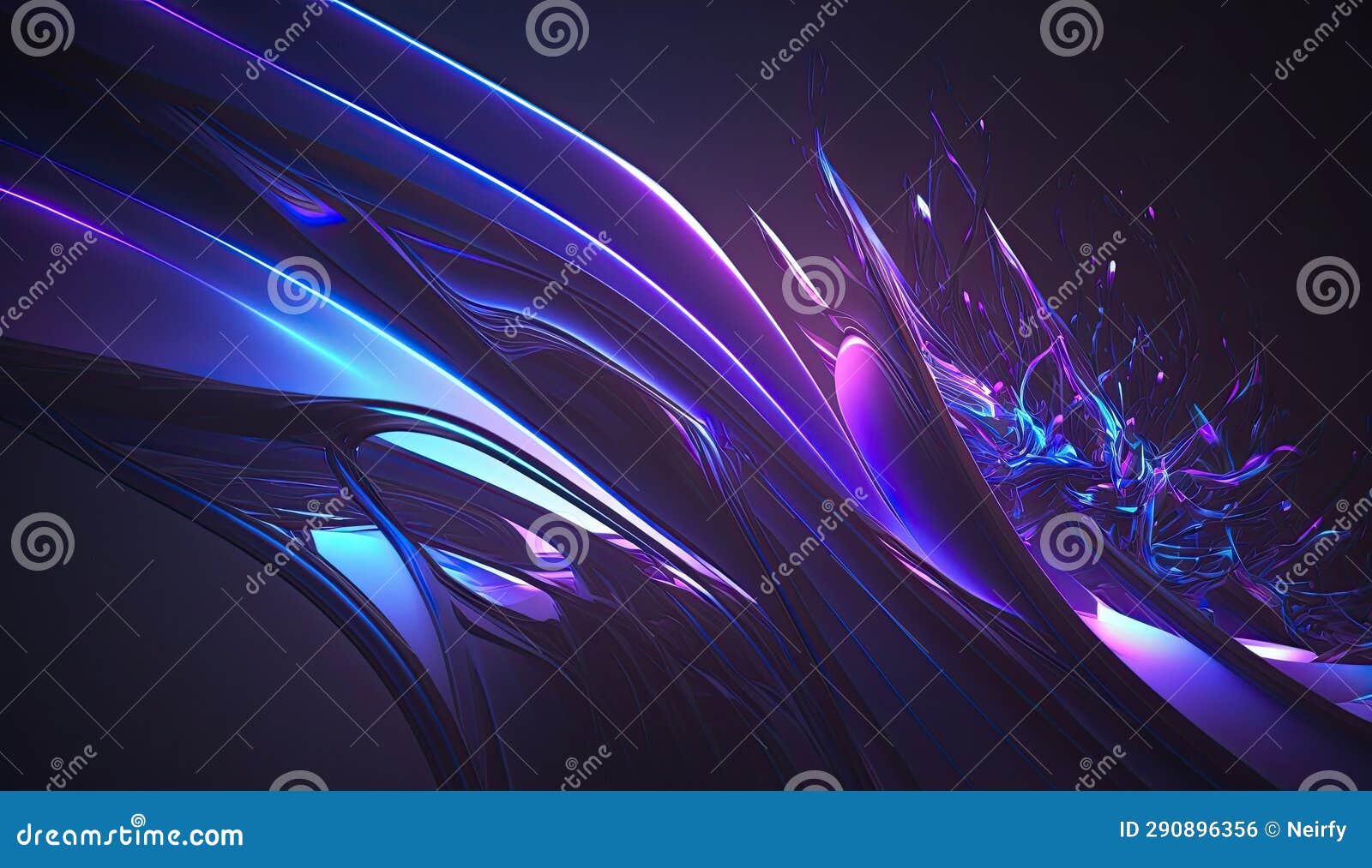 Glowing purple background stock illustration. Illustration of blue ...