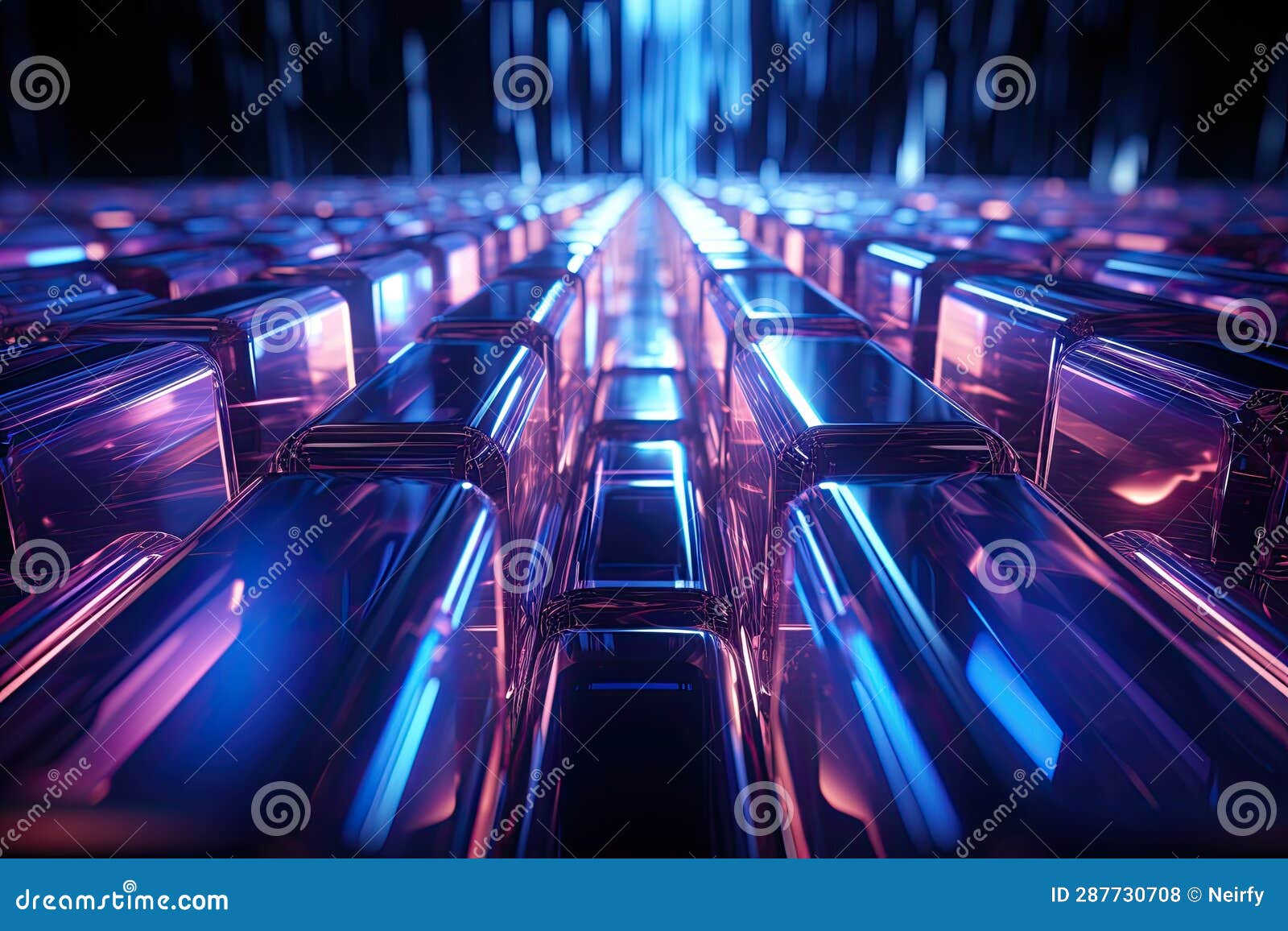 Glowing purple background stock illustration. Illustration of wave ...