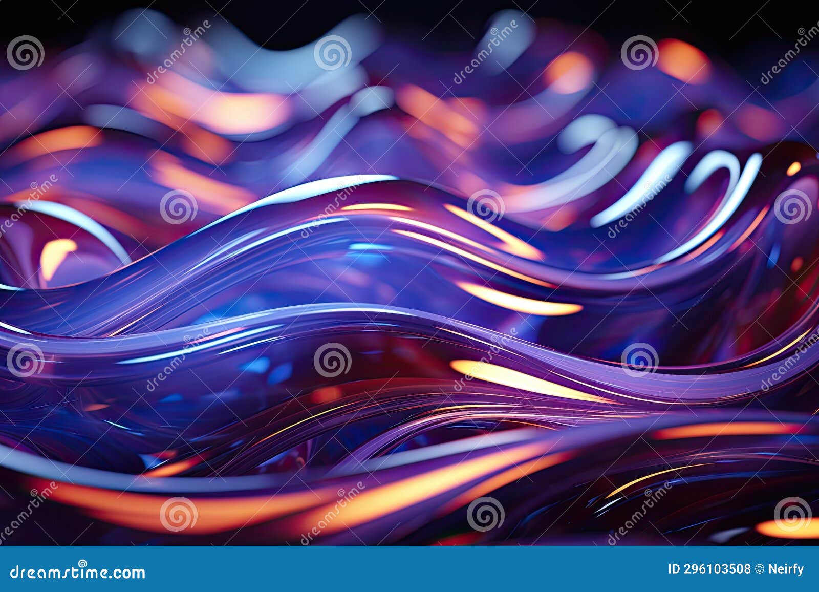 Glowing purple background stock illustration. Illustration of flowing ...