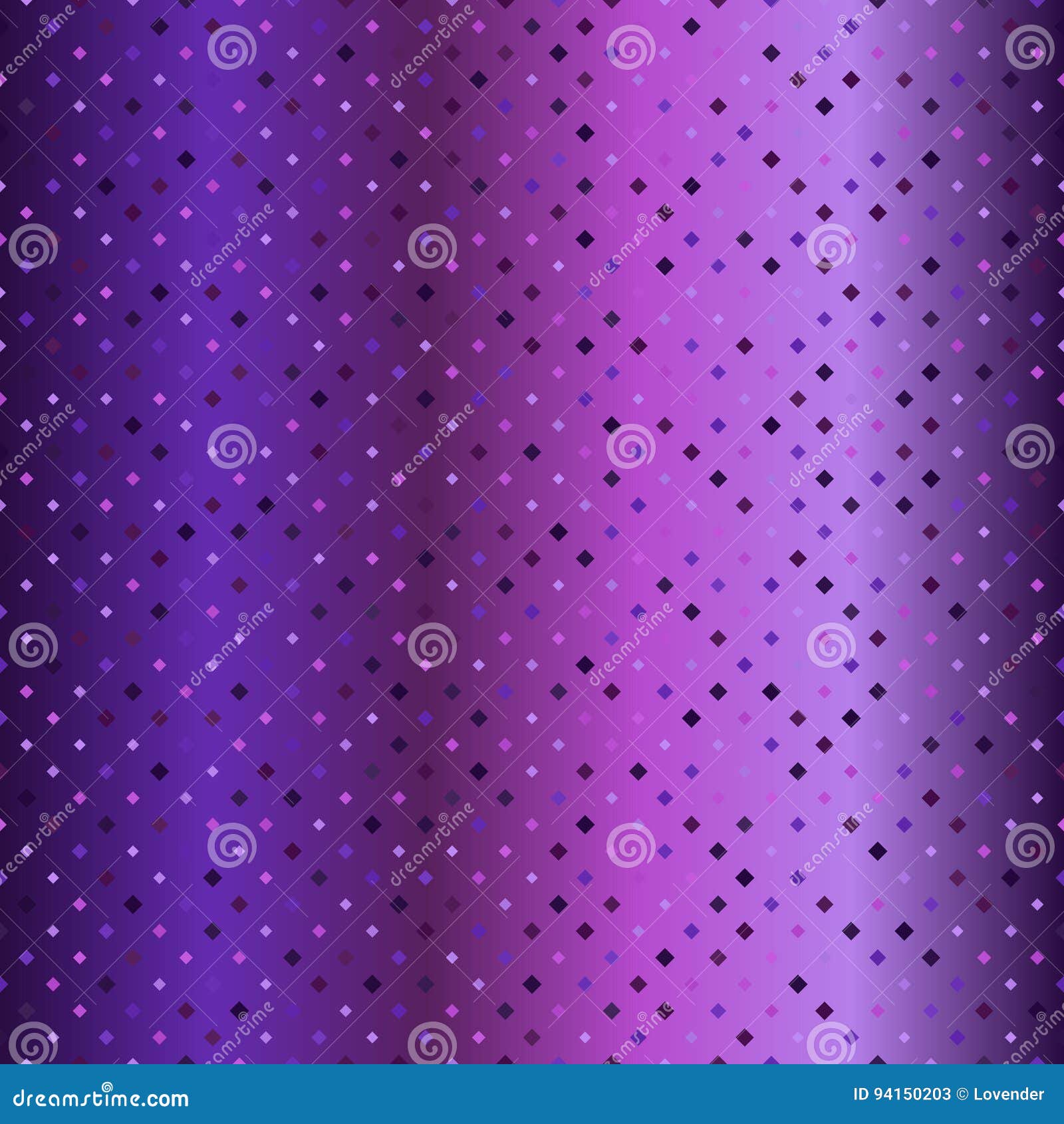Glowing Purple Diamond Pattern. Seamless Vector Background Stock Vector ...