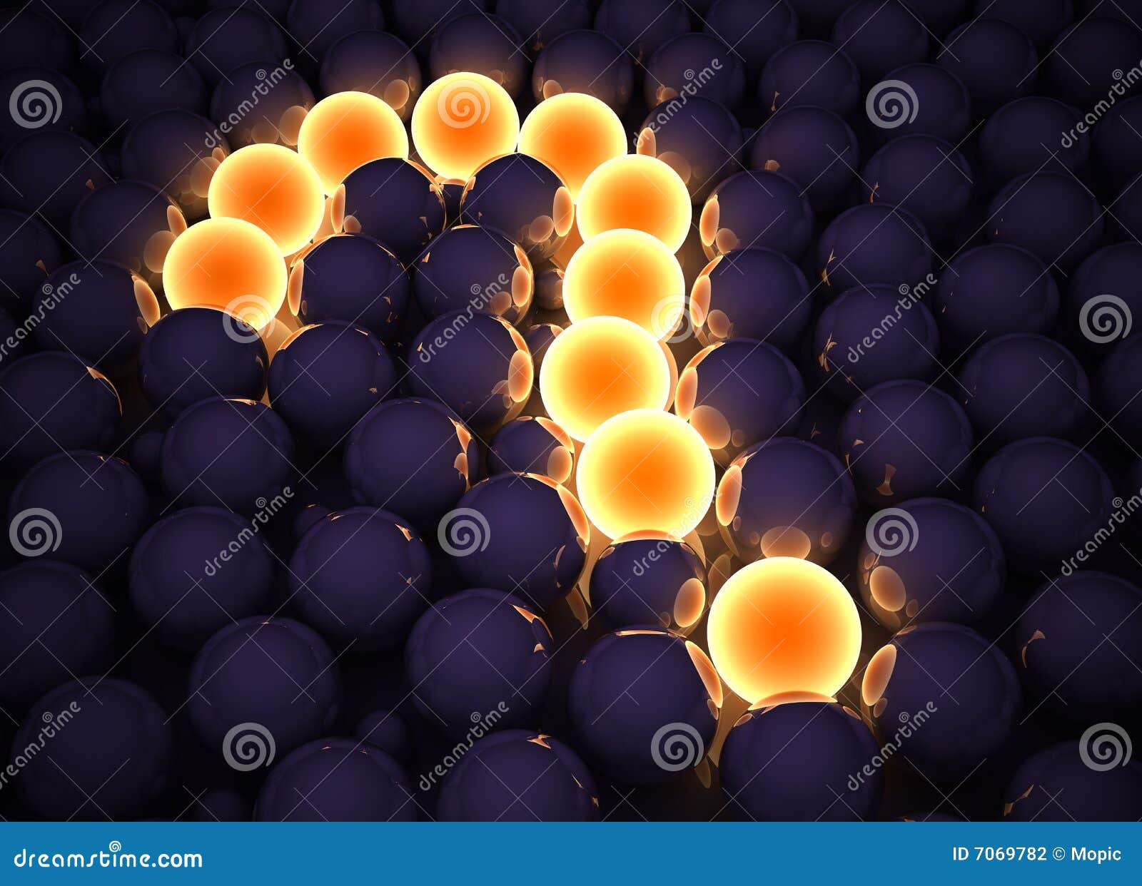 Glowing question mark stock illustration. Illustration of confusion ...