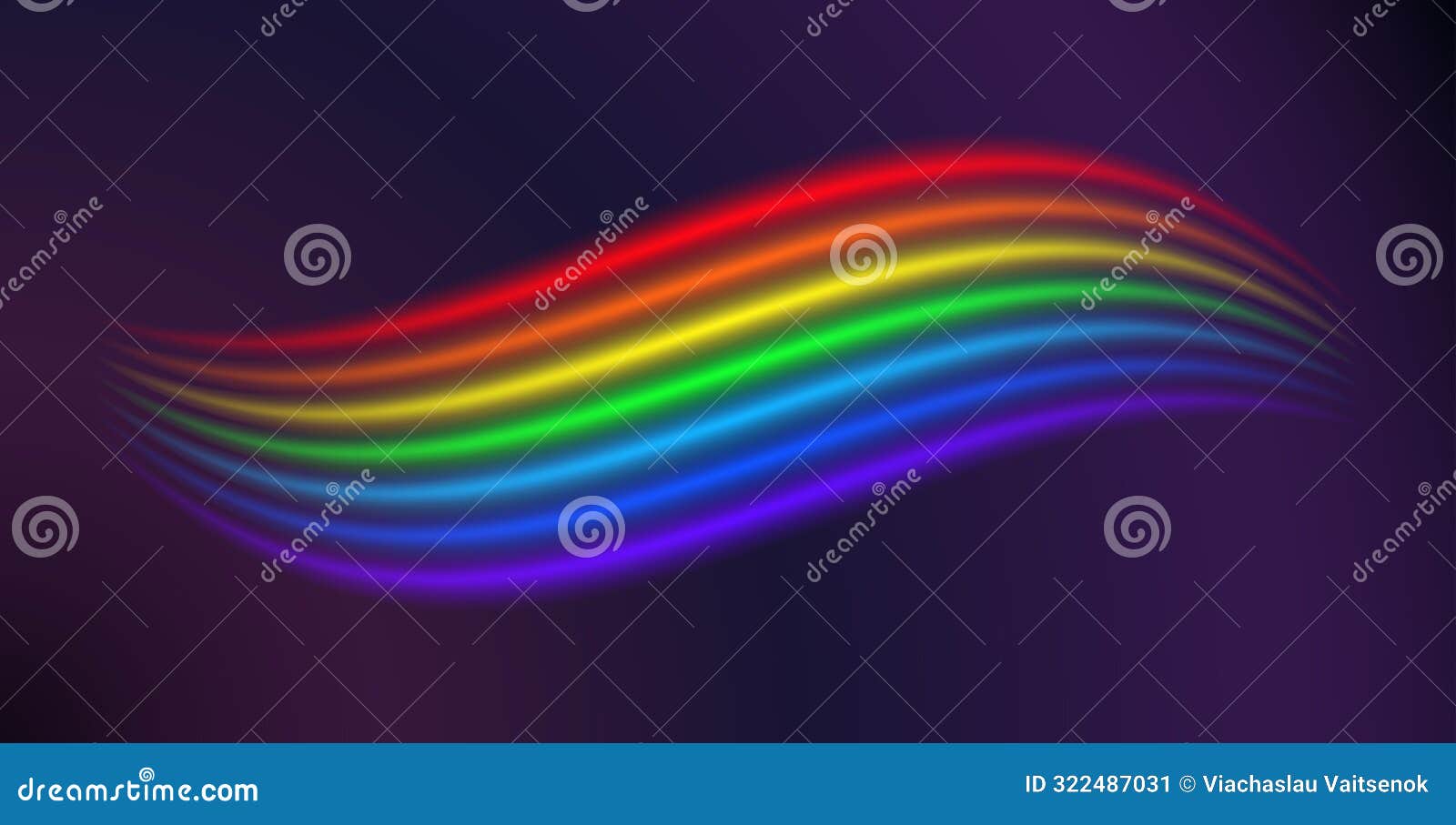 Realistic Rainbow Angel Wings Isolated - 3d Illustration ...