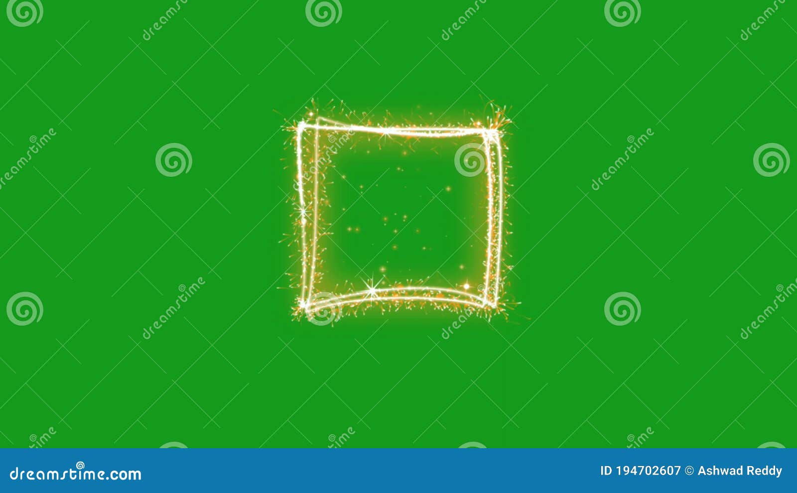 Glowing Rectangle Green Screen Motion Graphics Stock Video - Video of ...