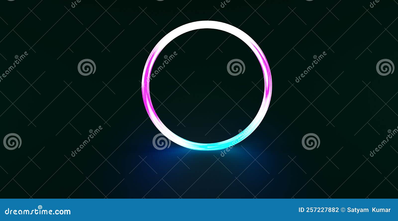 Glowing Rgb Rounded Circular Light Image with Glow Stock Photo - Image ...