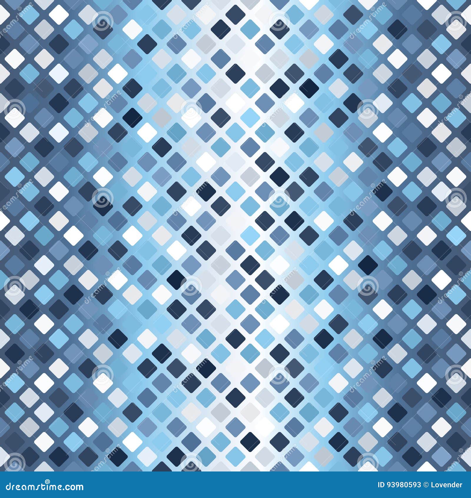Blue And White Diamond Pattern