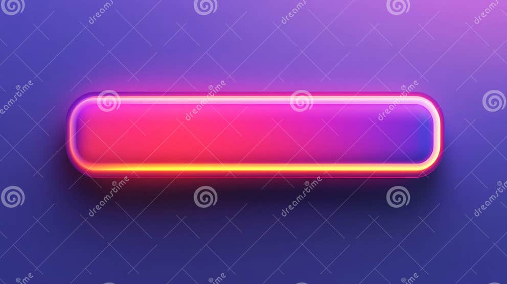 Glowing Rounded Rectangle with Pink To Purple Gradient on Dark Purple ...