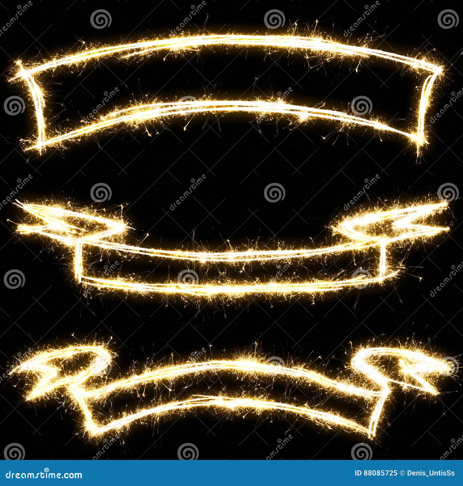 Glowing scroll stock image. Image of burning, ribbon - 88085725