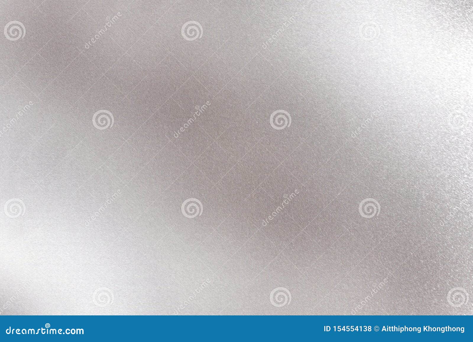 Glowing Silver Metallic Panel with Scratched Surface, Abstract Texture ...