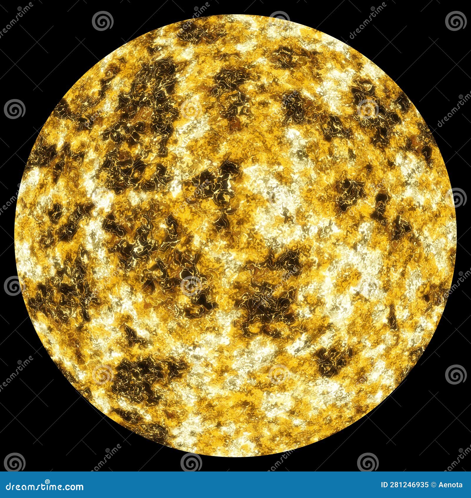 Glowing Sizzling Hot Planet Stock Illustration - Illustration of body ...