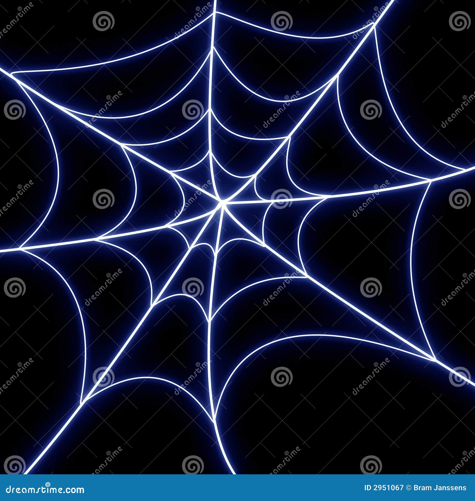 Glowing spider web stock illustration. Illustration of glowing - 2951067