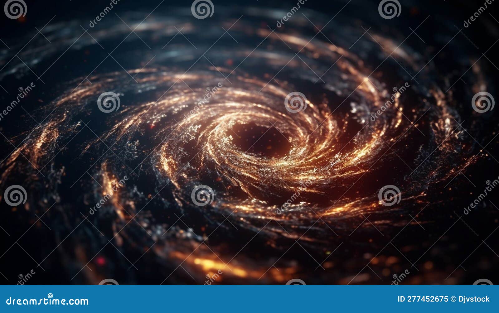 Glowing Spiral Backdrop, Abstract Design Exploding with Color Generated ...