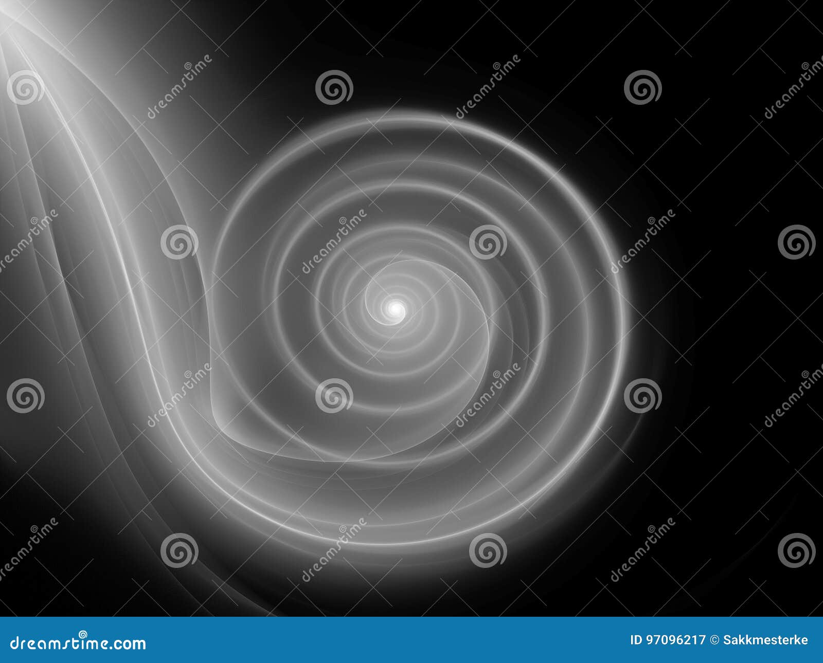 Glowing Spiral Flow of Information Texture Stock Illustration ...