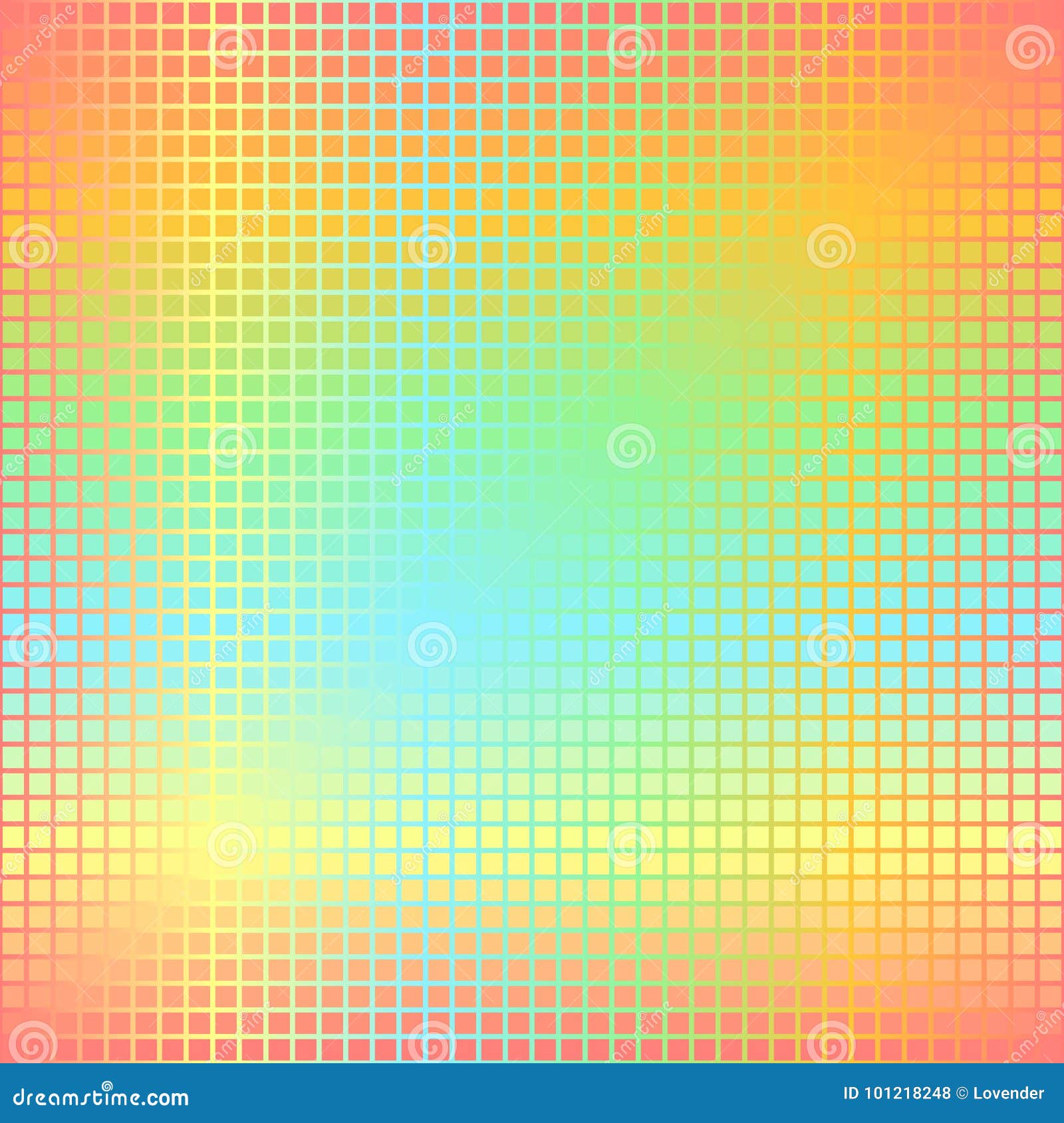 Glowing Square Pattern. Seamless Vector Gradient Background Stock ...