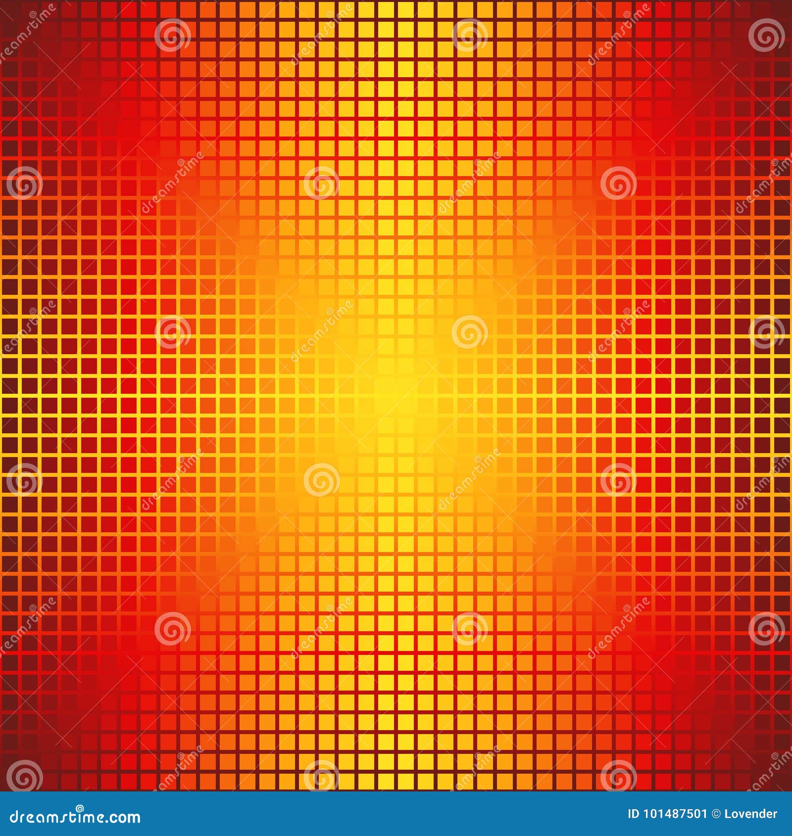 Glowing Square Pattern. Seamless Vector Gradient Background Stock ...
