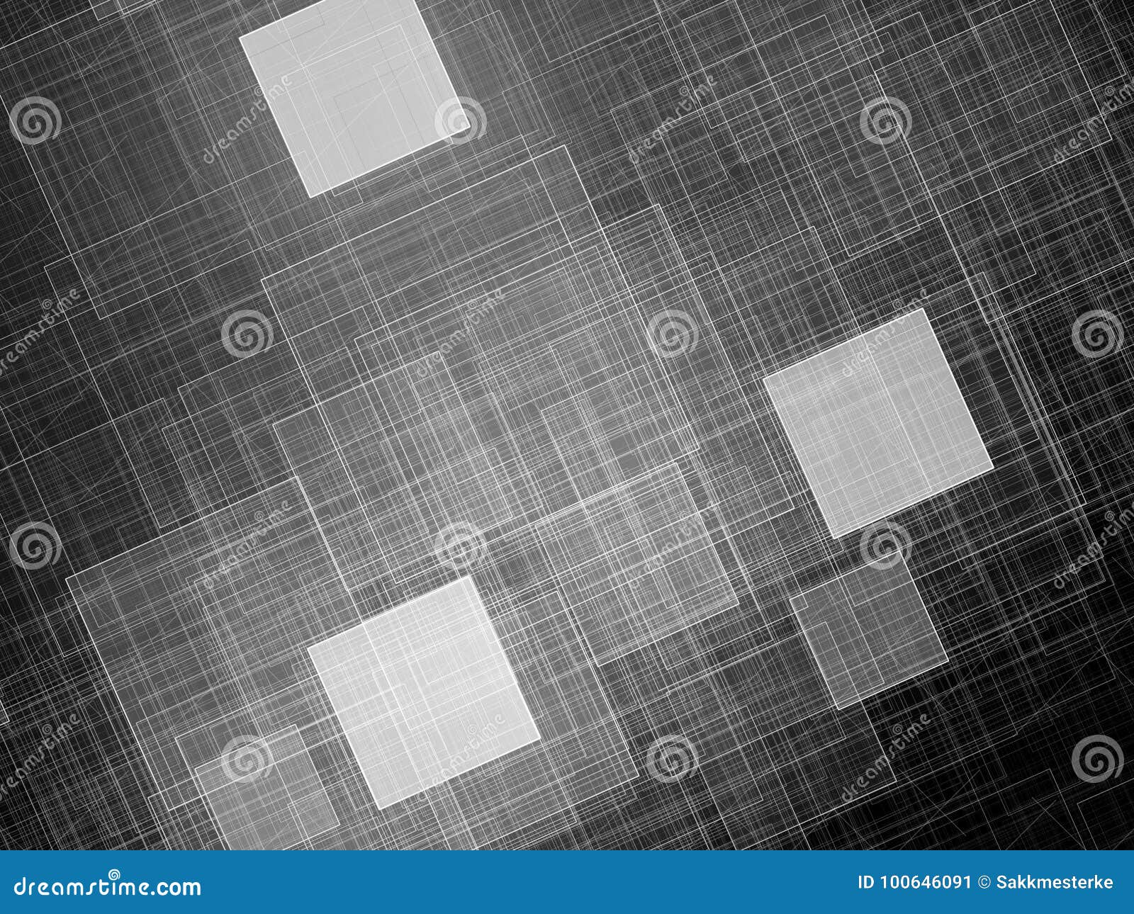 Glowing Squares Fractal Texture Stock Illustration - Illustration of computer, card: 100646091