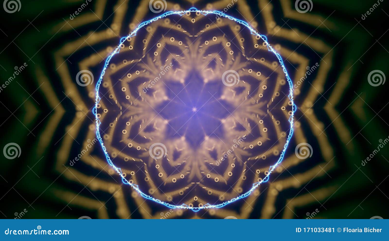 Glowing Star Explosion into the Creation of a Beautiful Polygonal ...