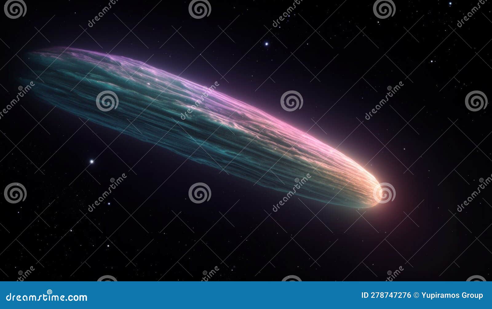 A Glowing Star Field Illuminates the Deep Blue Galaxy Backdrop ...