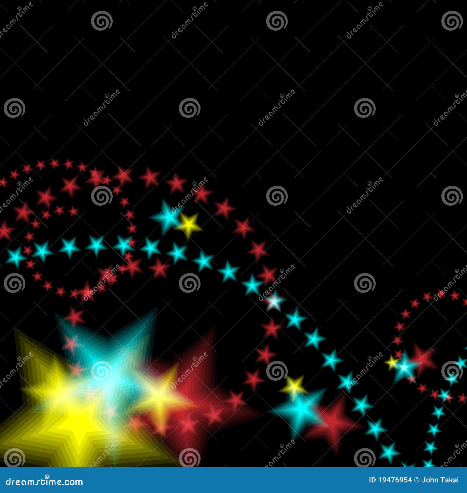 Glowing Star Fireworks Background Stock Vector - Illustration of ...