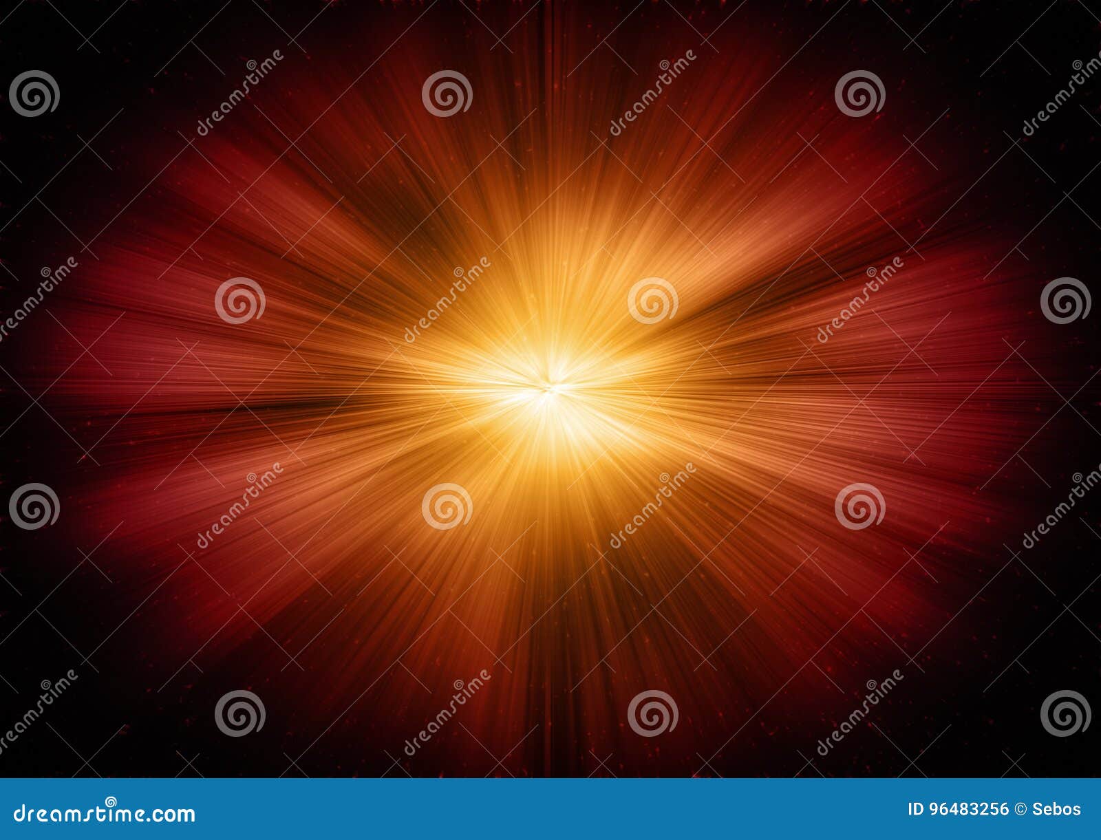 Glowing Stargate in Deep Space. Luminous Light Spots. Stock ...
