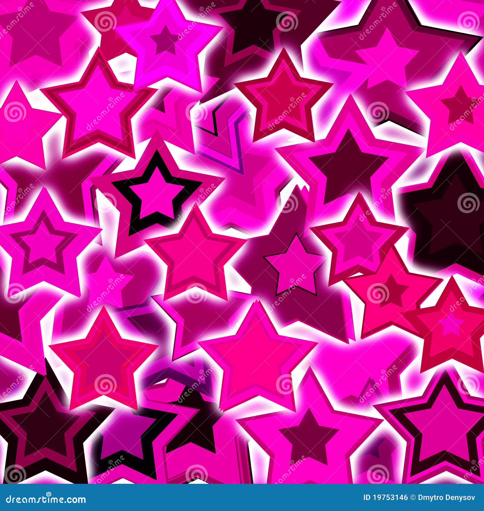 Glowing stars stock illustration. Illustration of creative - 19753146