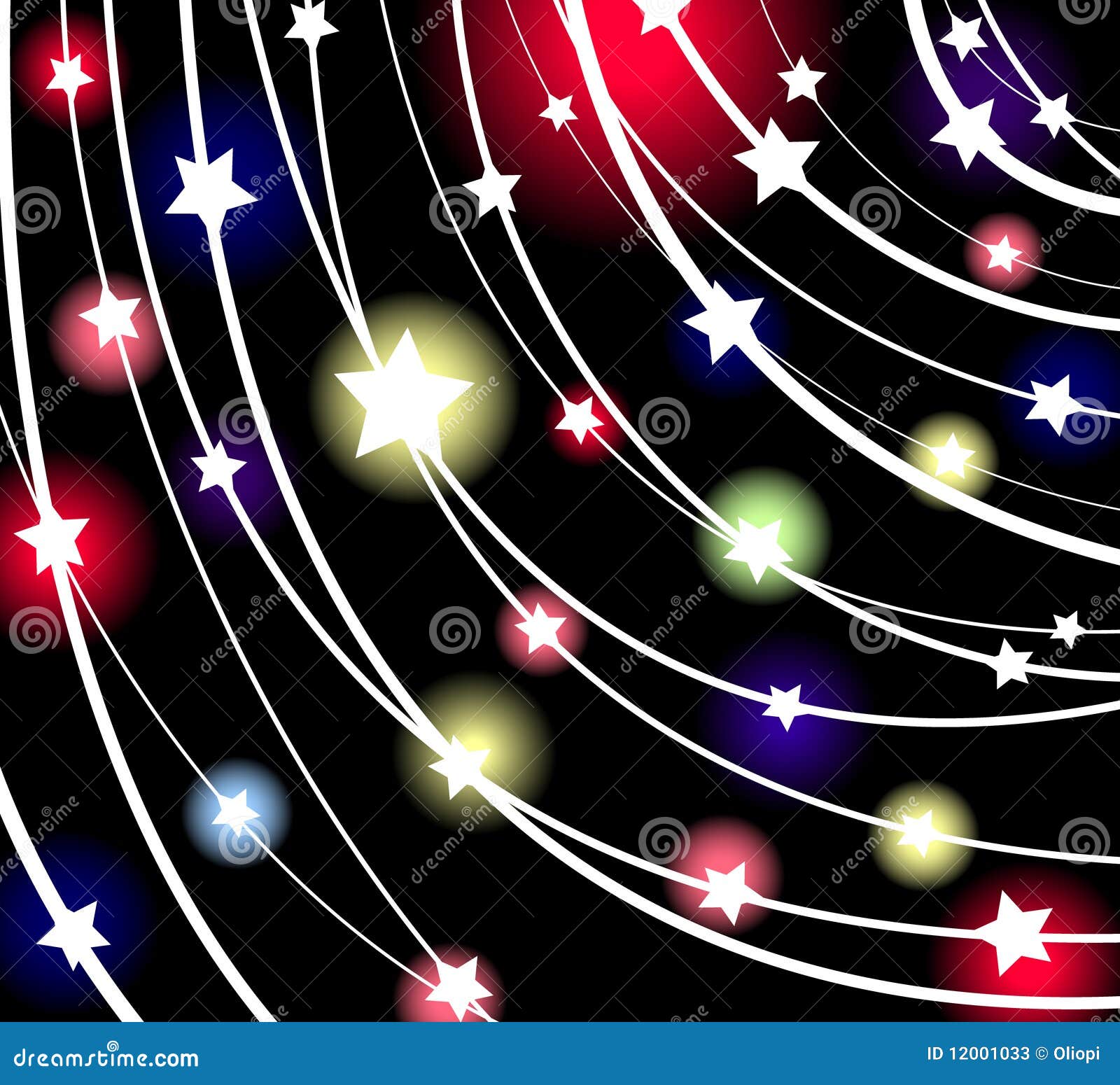 Glowing stars, vector stock vector. Illustration of outer - 12001033
