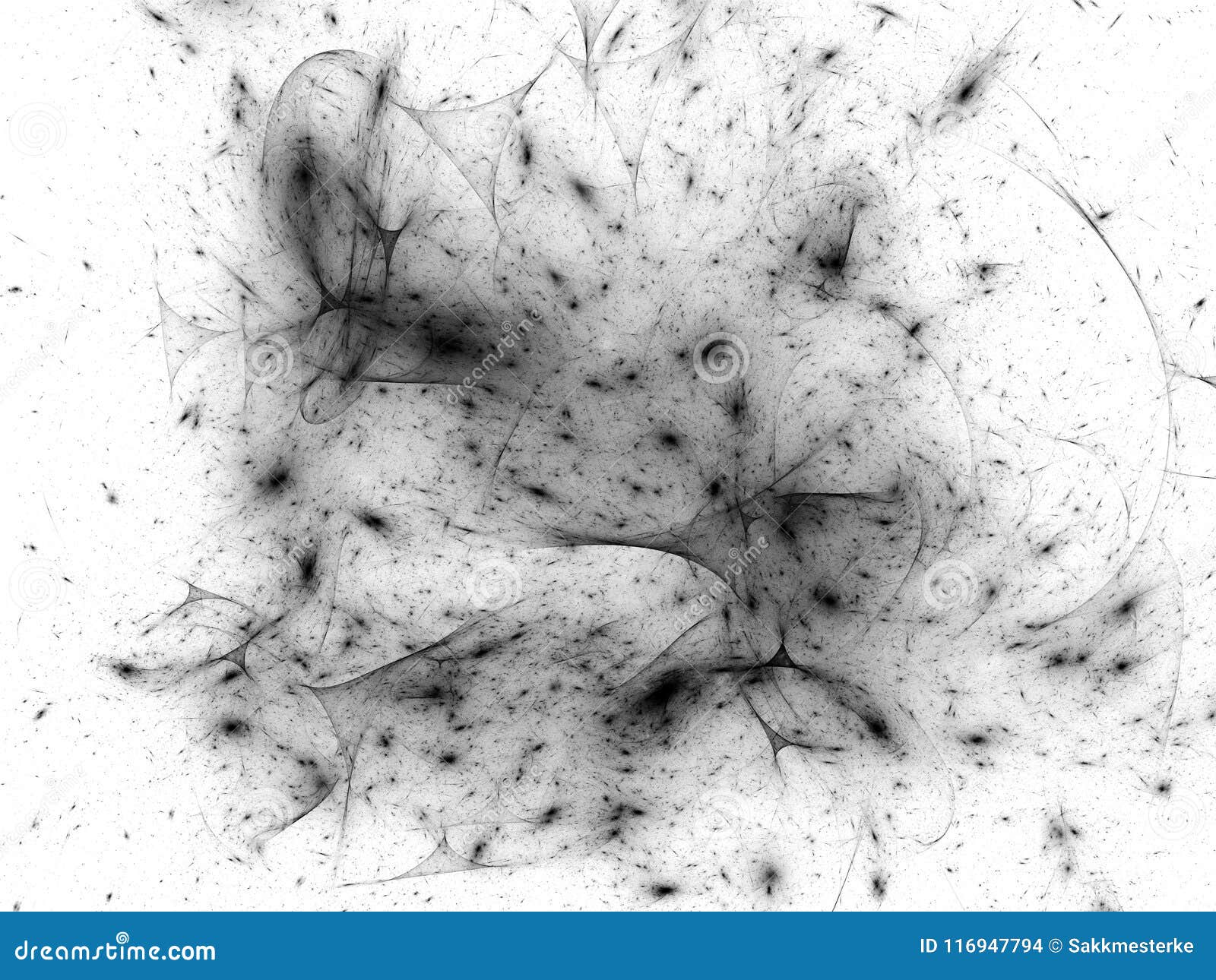 Glowing Synapses in Space Black and White Texture Inverted Stock ...