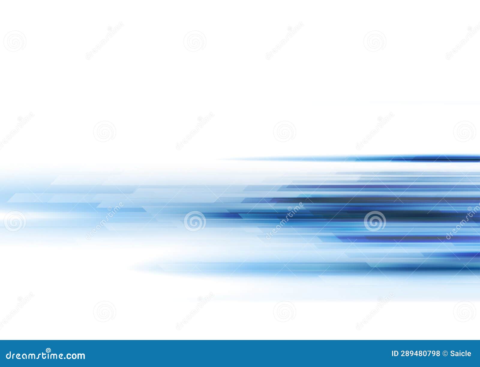 Glowing Tech Blue Stripes on White Background Stock Vector ...