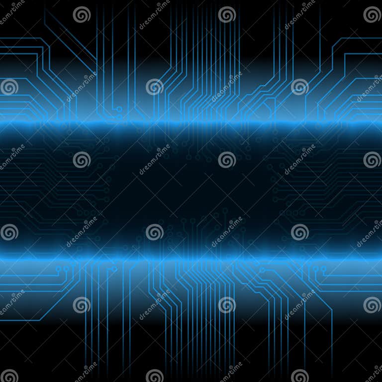 Glowing tech design stock vector. Illustration of card - 7006691