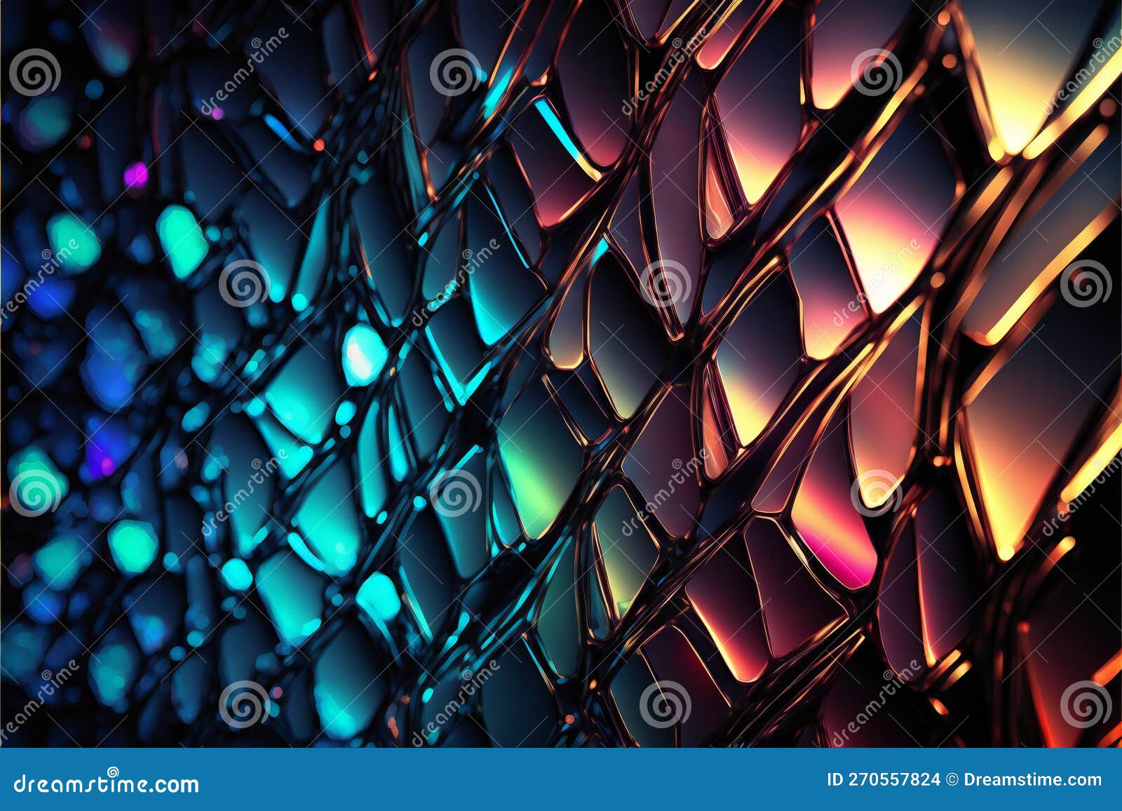 Glowing Textures of Multicolored, Abstract, Colors Stock Illustration ...