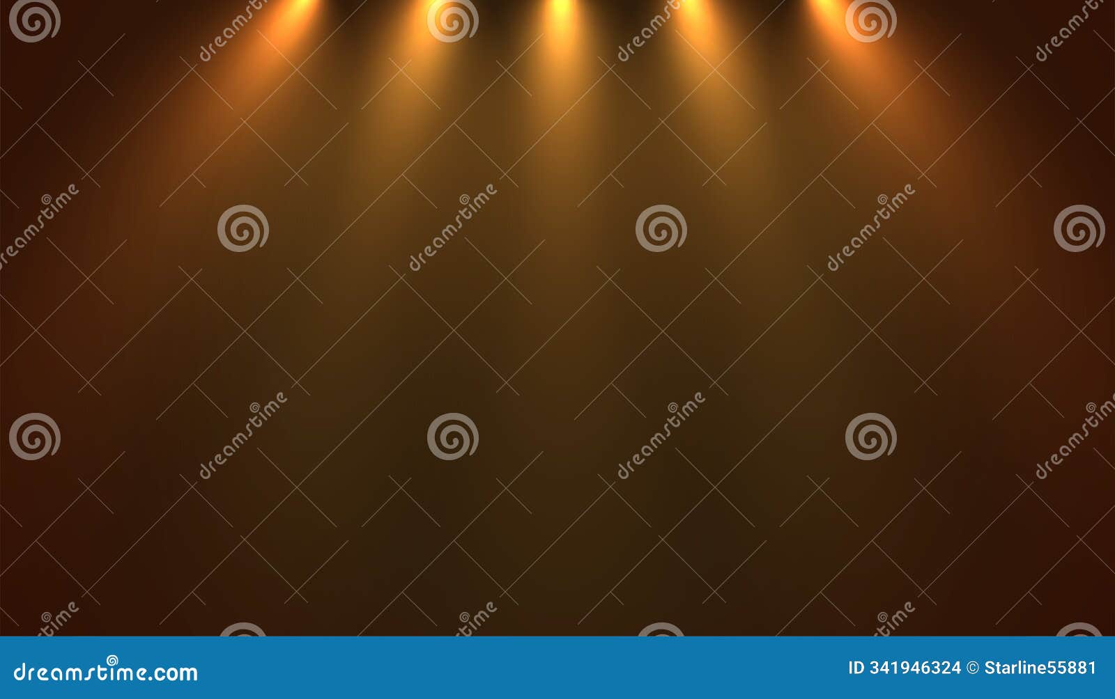 Glowing Theater Spotlight Effect for Cinema or Concert Show Stock ...