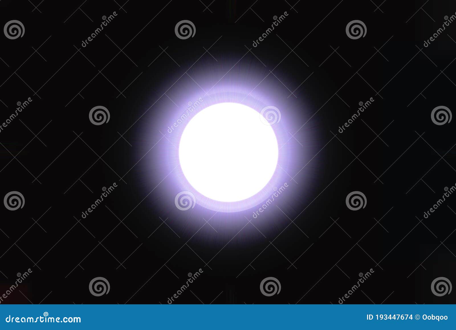 Glowing Torch Light. Lens Flare. Ray Of Pocket Flashlight. Light With ...