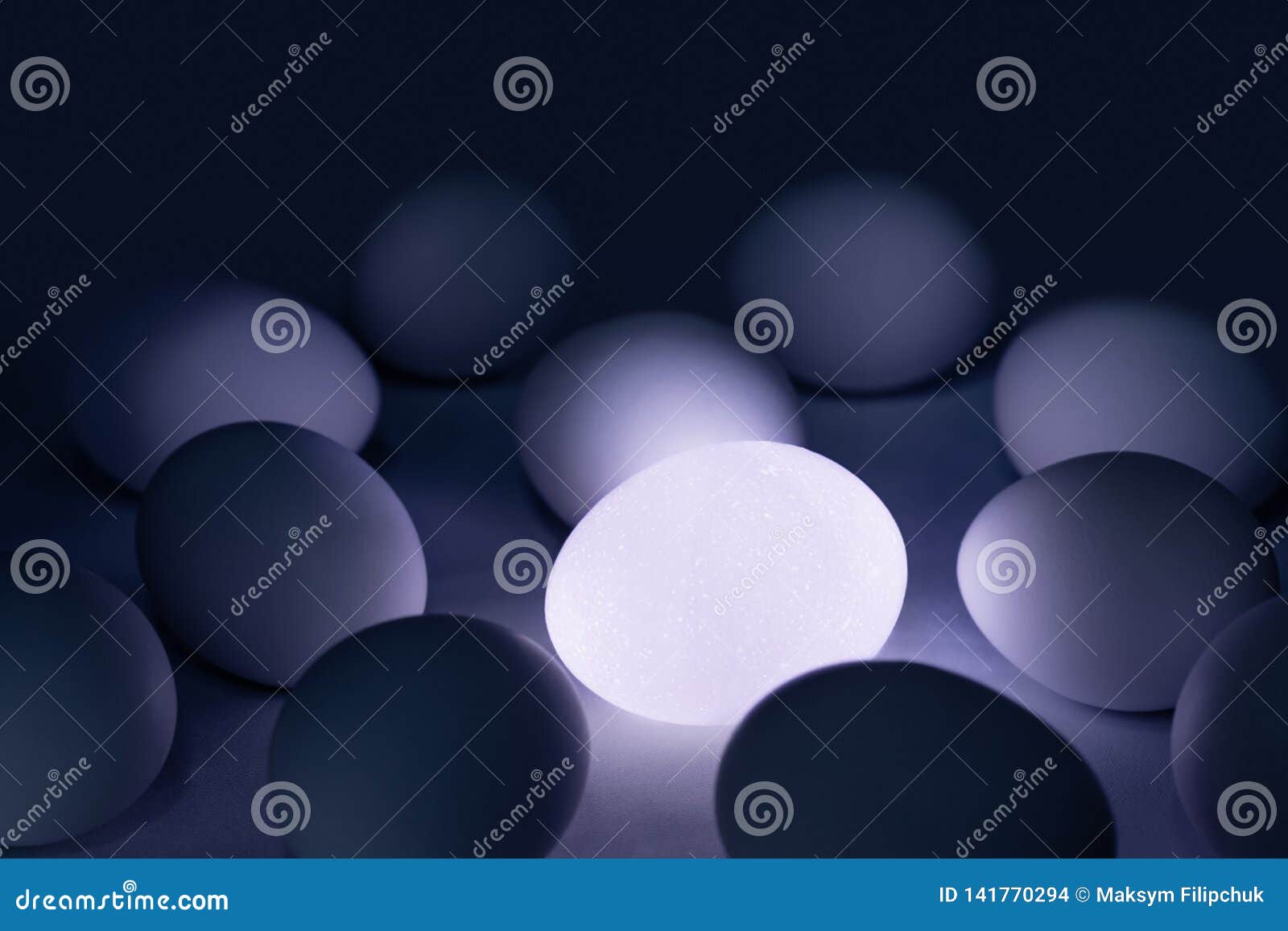 Glowing unique egg stock photo. Image of concept, inspiration - 141770294