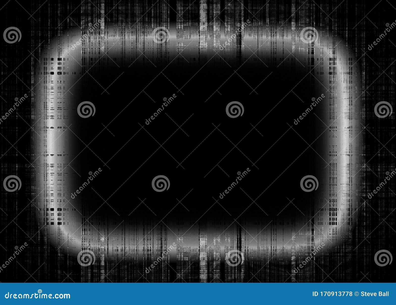 Glowing white border frame stock illustration. Illustration of ...