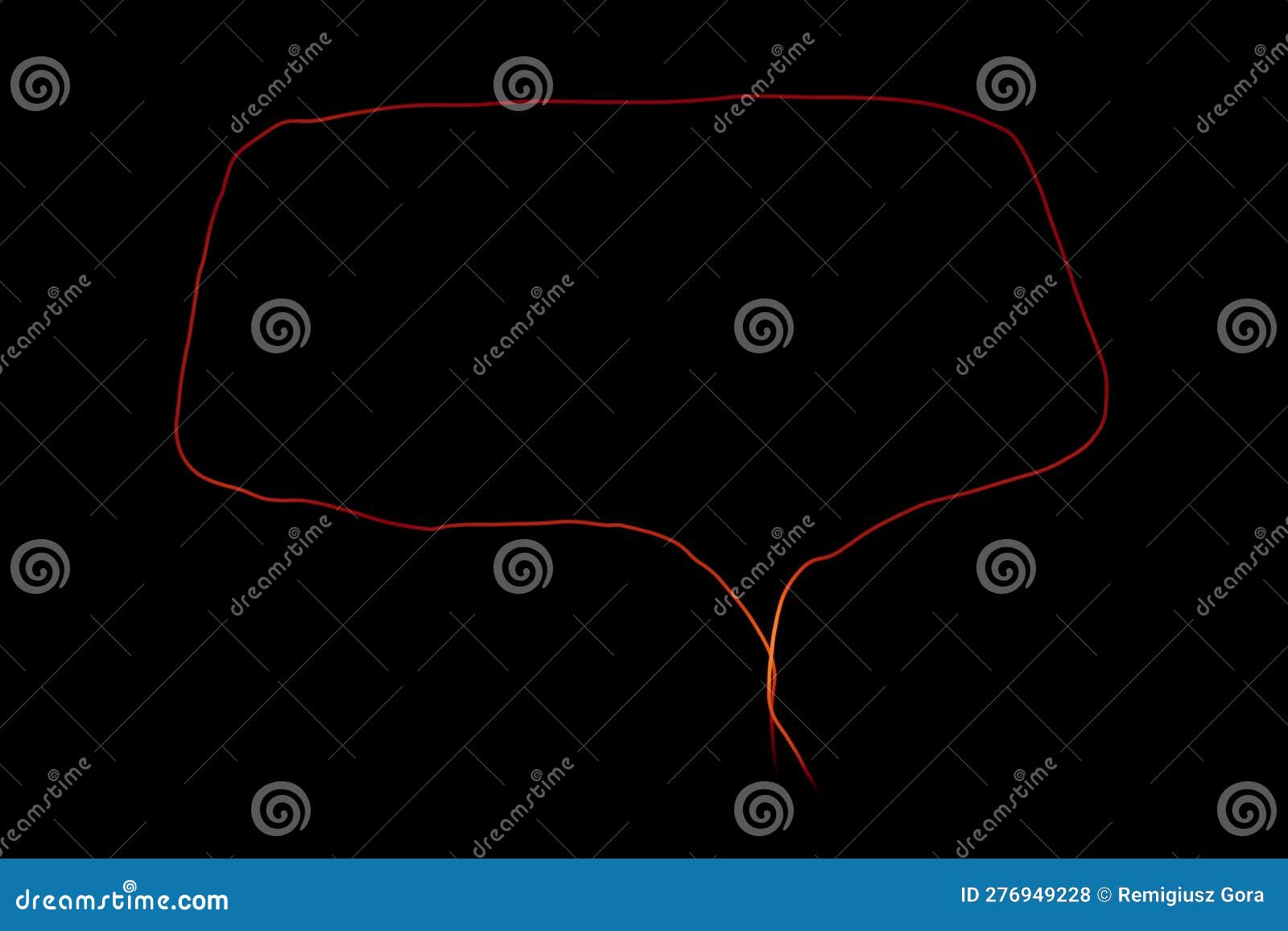 Glowing Wire in the Dark. Red-hot Wire Stock Photo - Image of concept ...