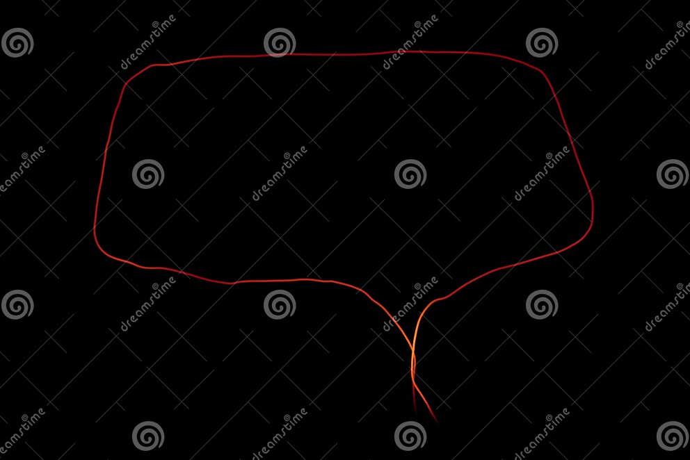 Glowing Wire in the Dark. Red-hot Wire Stock Photo - Image of concept ...