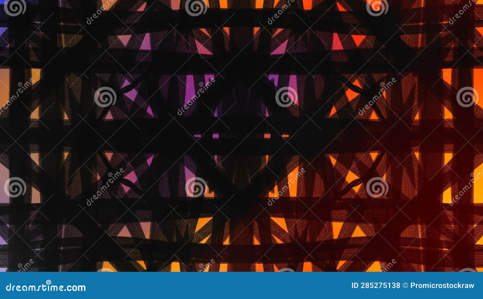 Glowing Wire Frame from Behind the Design Stock Illustration ...