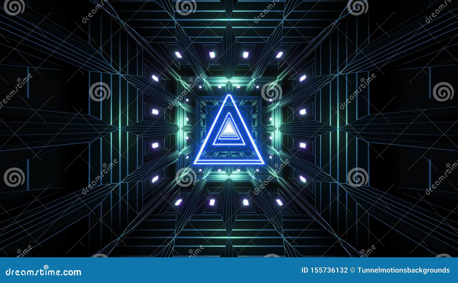 Glowing Wireframe with High Contrast Dark Background 3d Rendering Stock ...