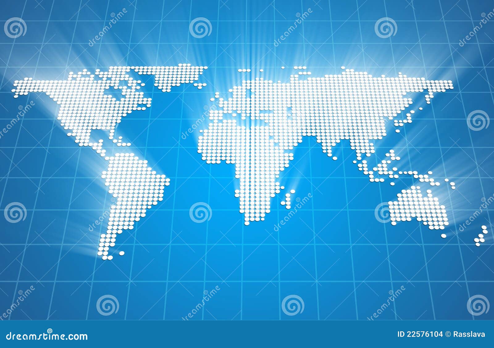 Glowing World Map stock illustration. Illustration of flow - 22576104