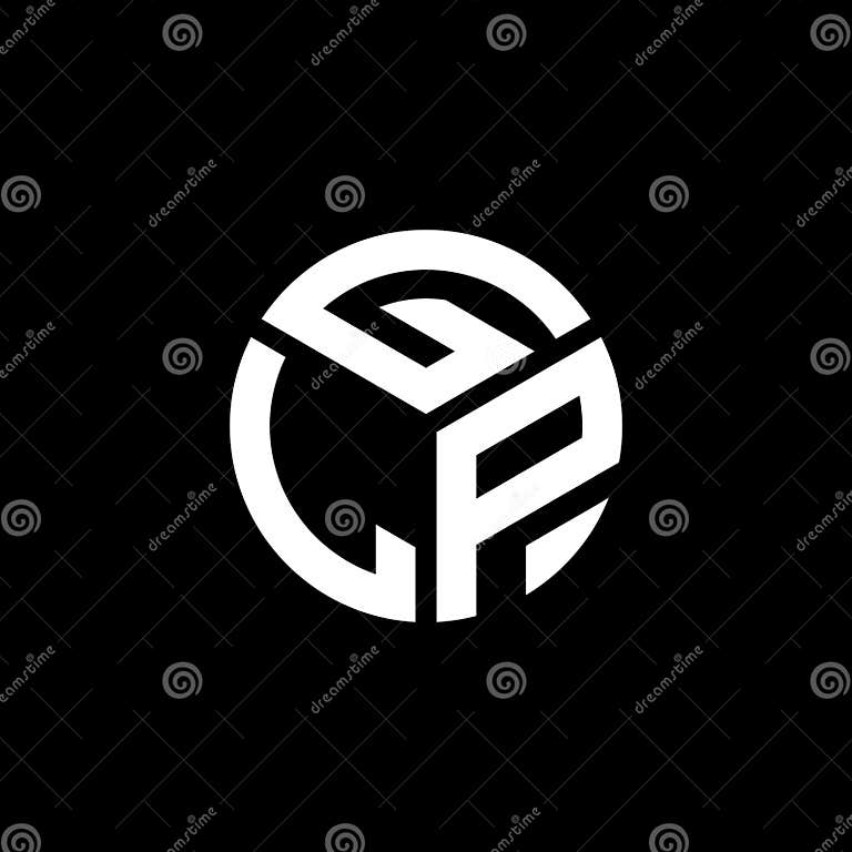 GLP Letter Logo Design on Black Background. GLP Creative Initials ...