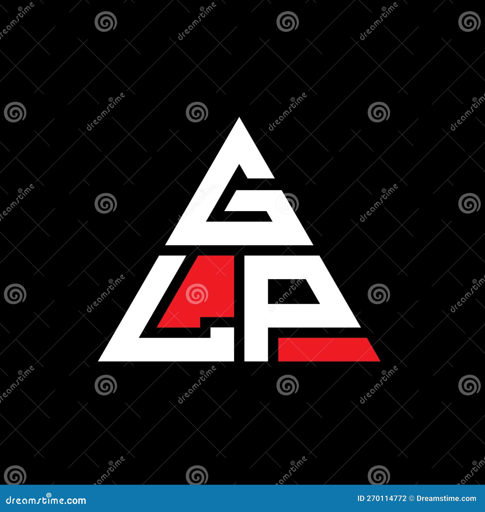 GLP Triangle Letter Logo Design With Triangle Shape. GLP Triangle Logo Design Monogram. GLP ...
