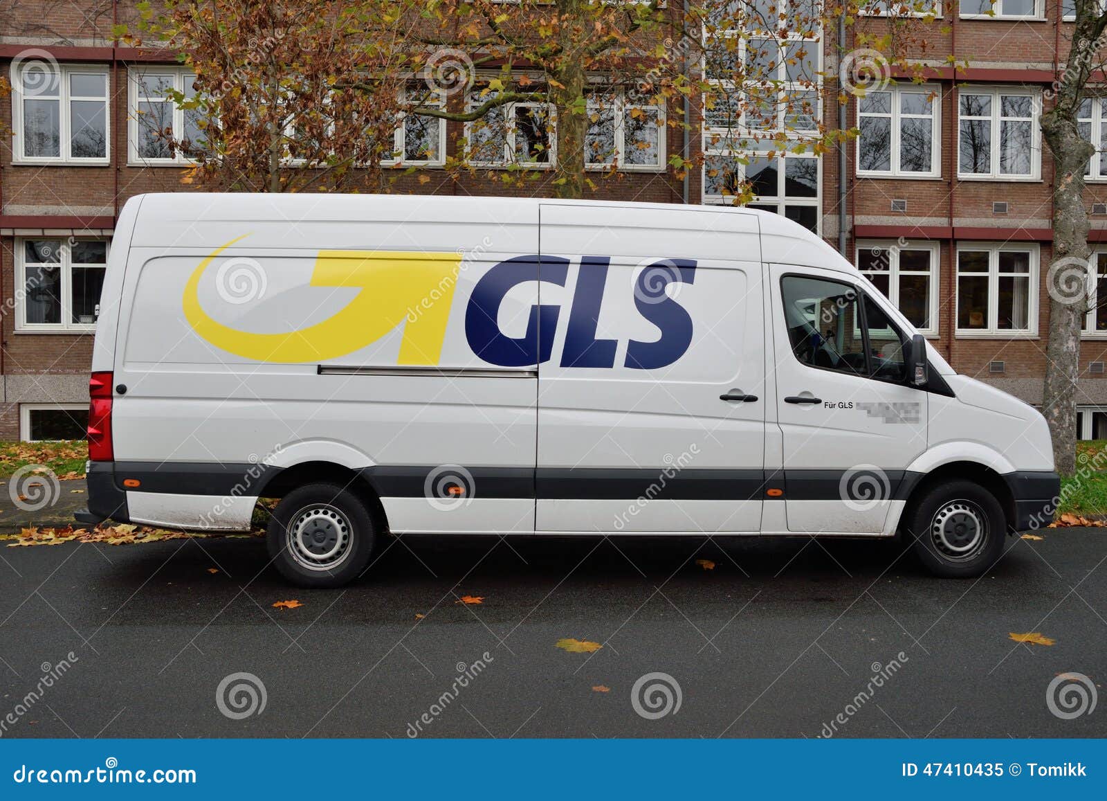GLS Courier Van Delivery Service Editorial Image - Image of delivery ...