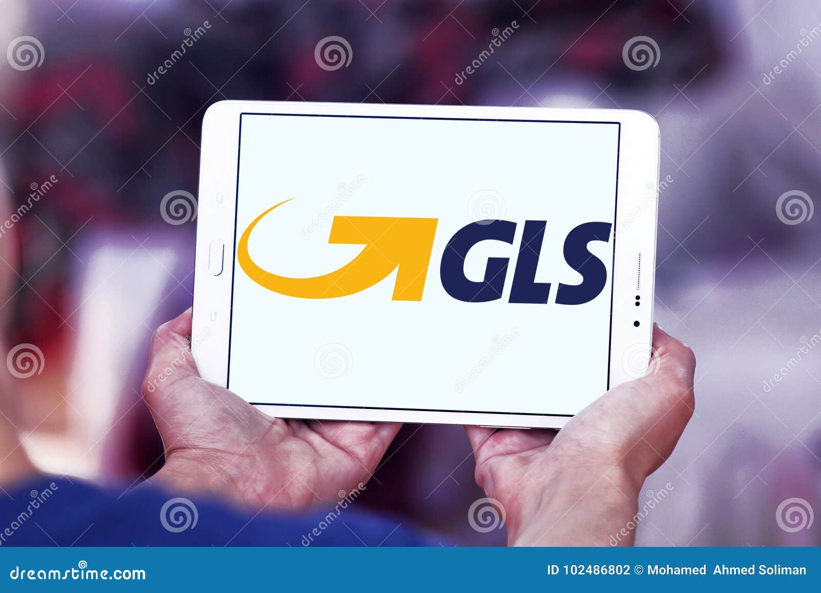 Gls, Logotipo Geral Dos Sistemas Da Logística Fotografia Editorial ...