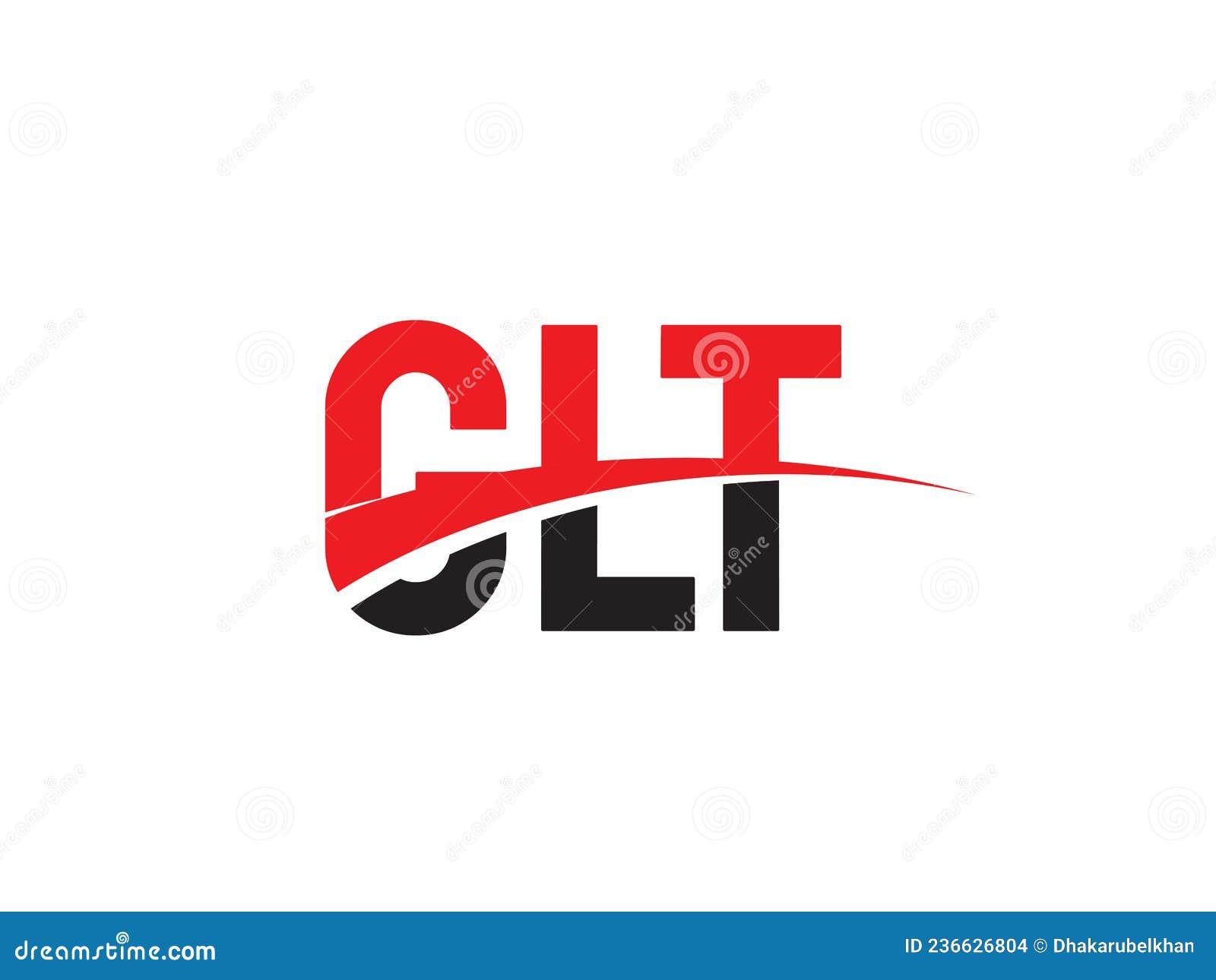 GLT Letter Initial Logo Design Vector Illustration Stock Vector ...