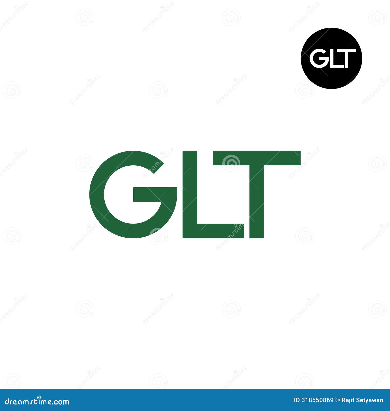GLT Logo Letter Monogram Design Stock Vector - Illustration of monogram ...