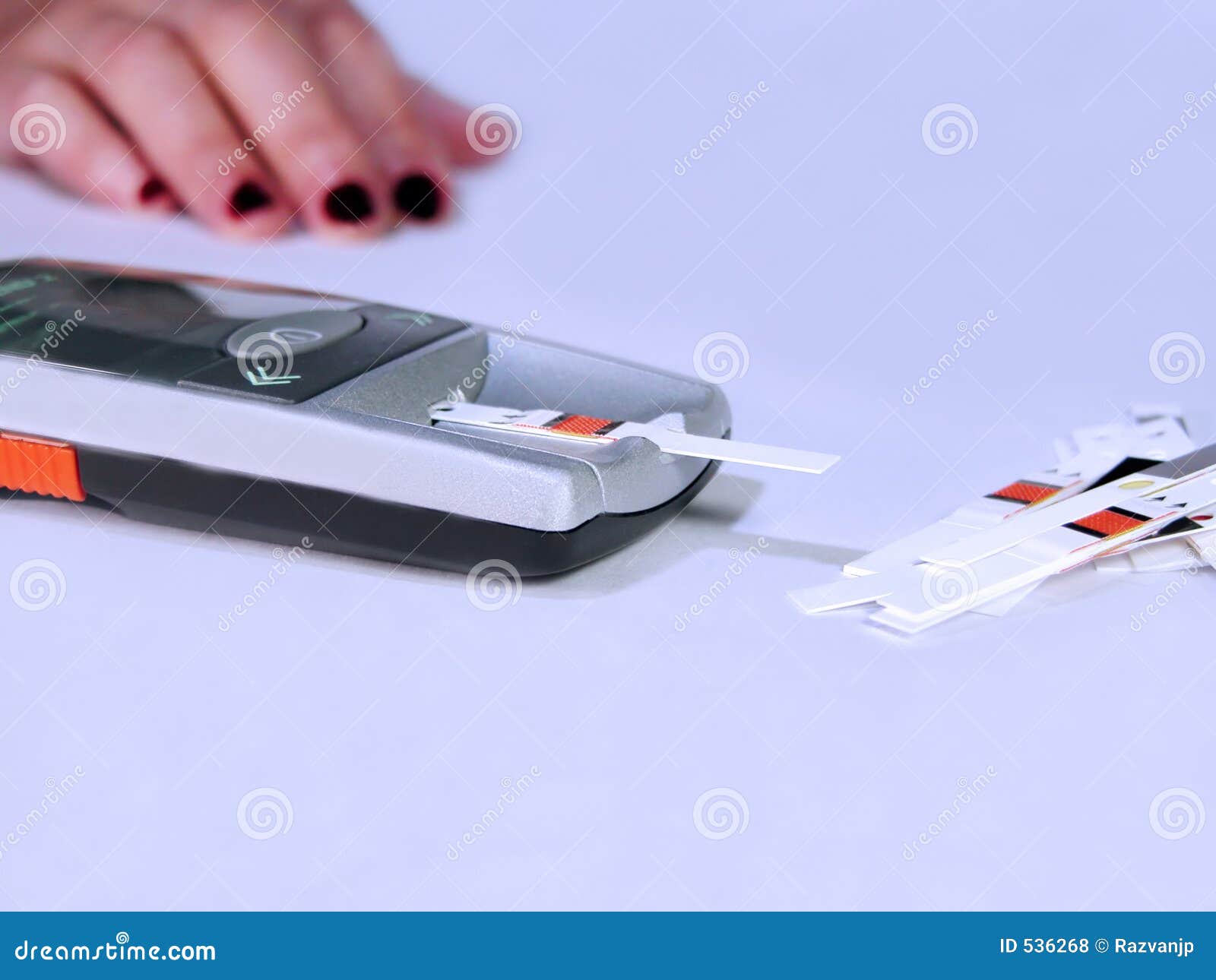 Glucometer stock photo. Image of glicaemia, sugar, care - 536268