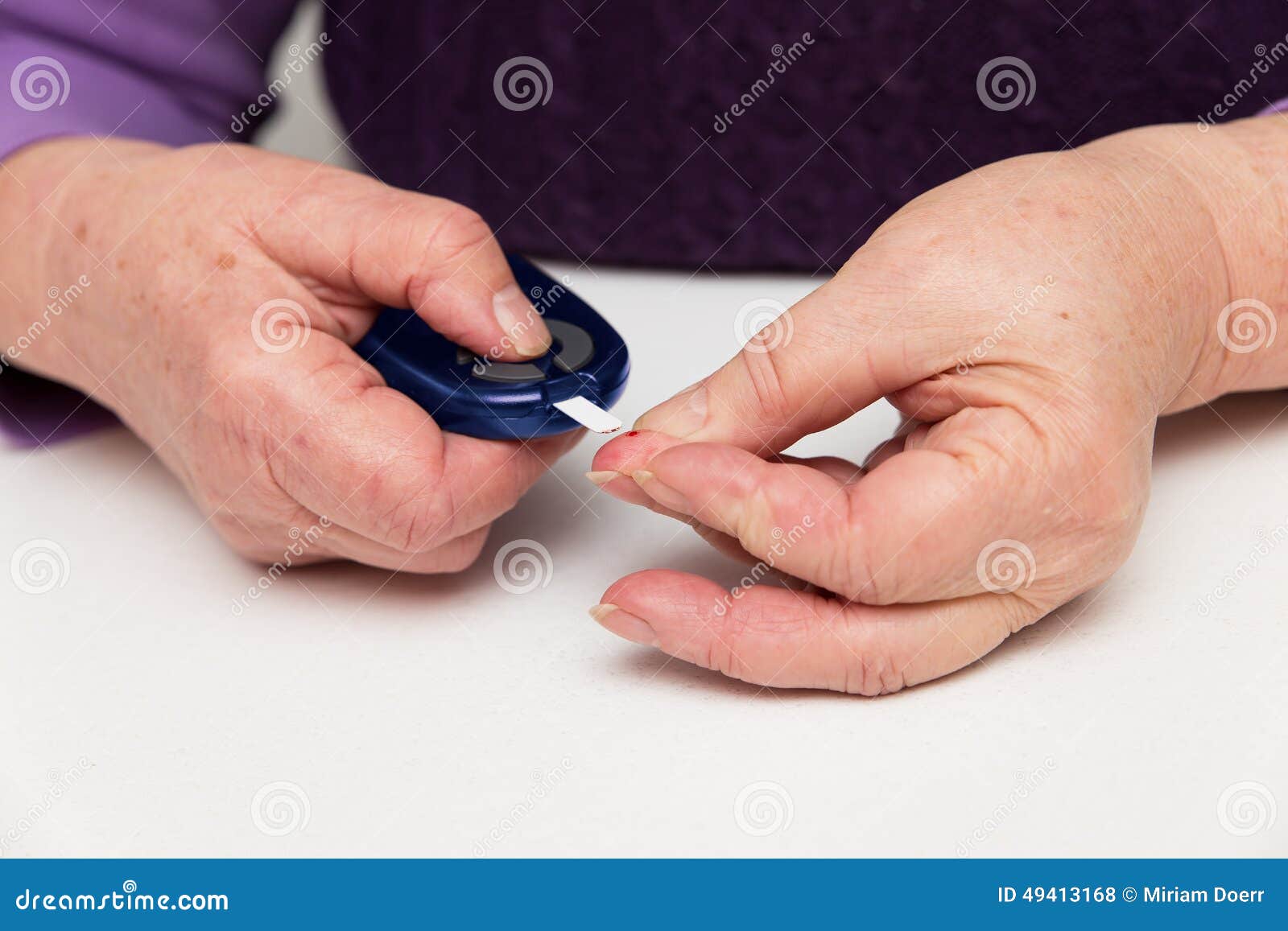 Glucometer And Finger Lancing Device Isolated On White Background ...