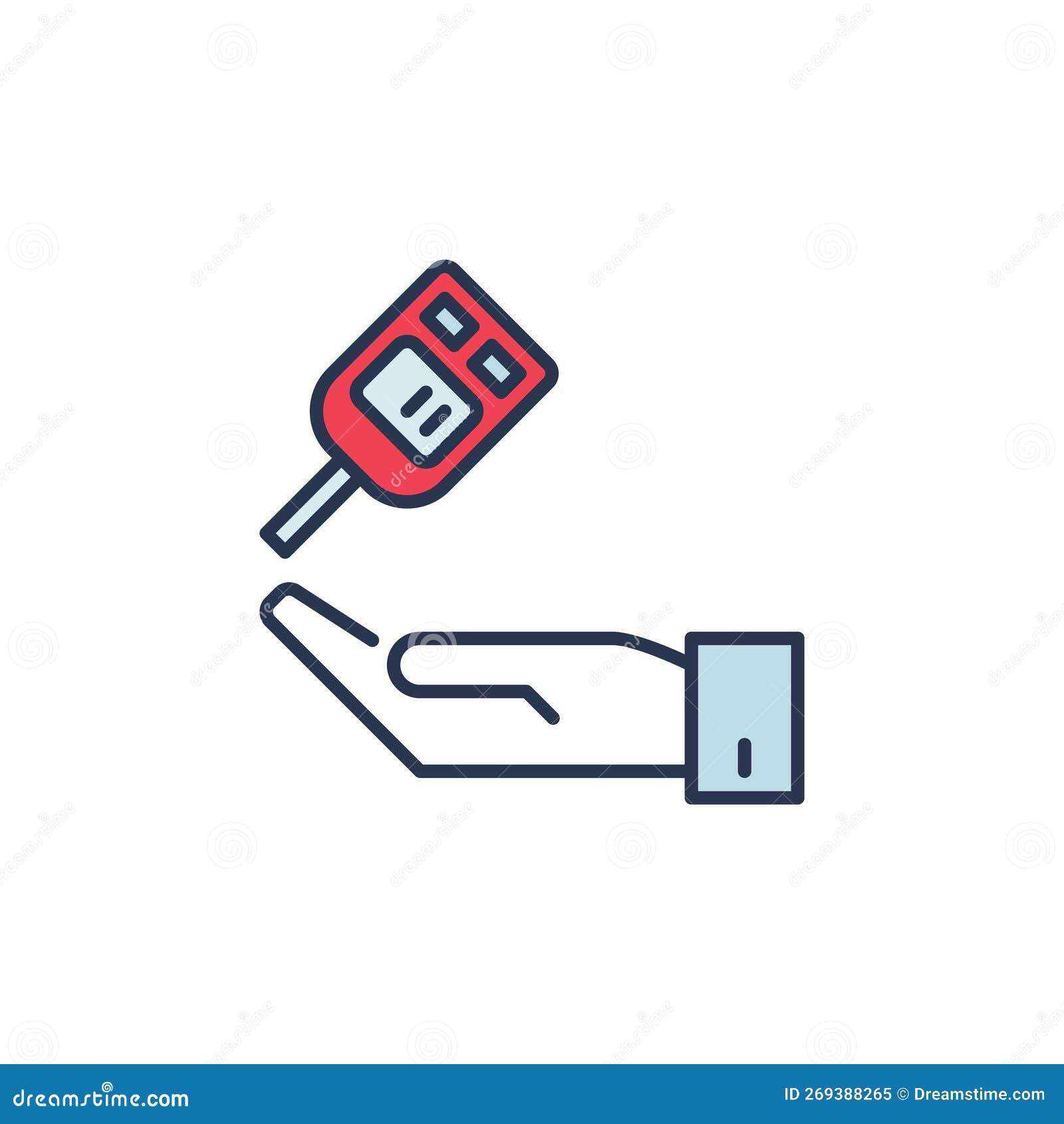 Glucometer and Hand Vector Concept Colored Icon or Symbol Stock ...