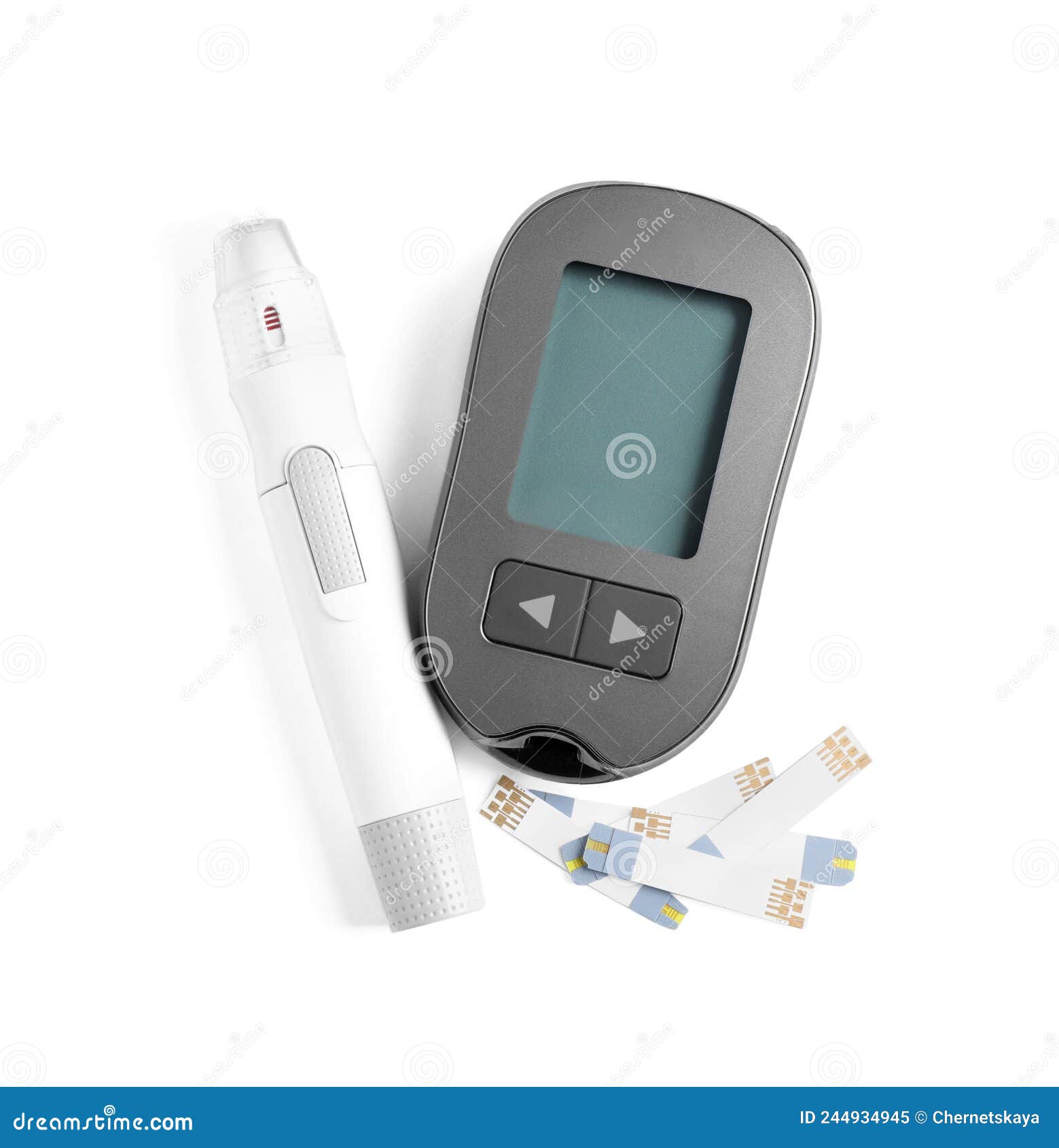 Diabetes Testing And Monitoring Equipment Royalty-Free Stock Image ...