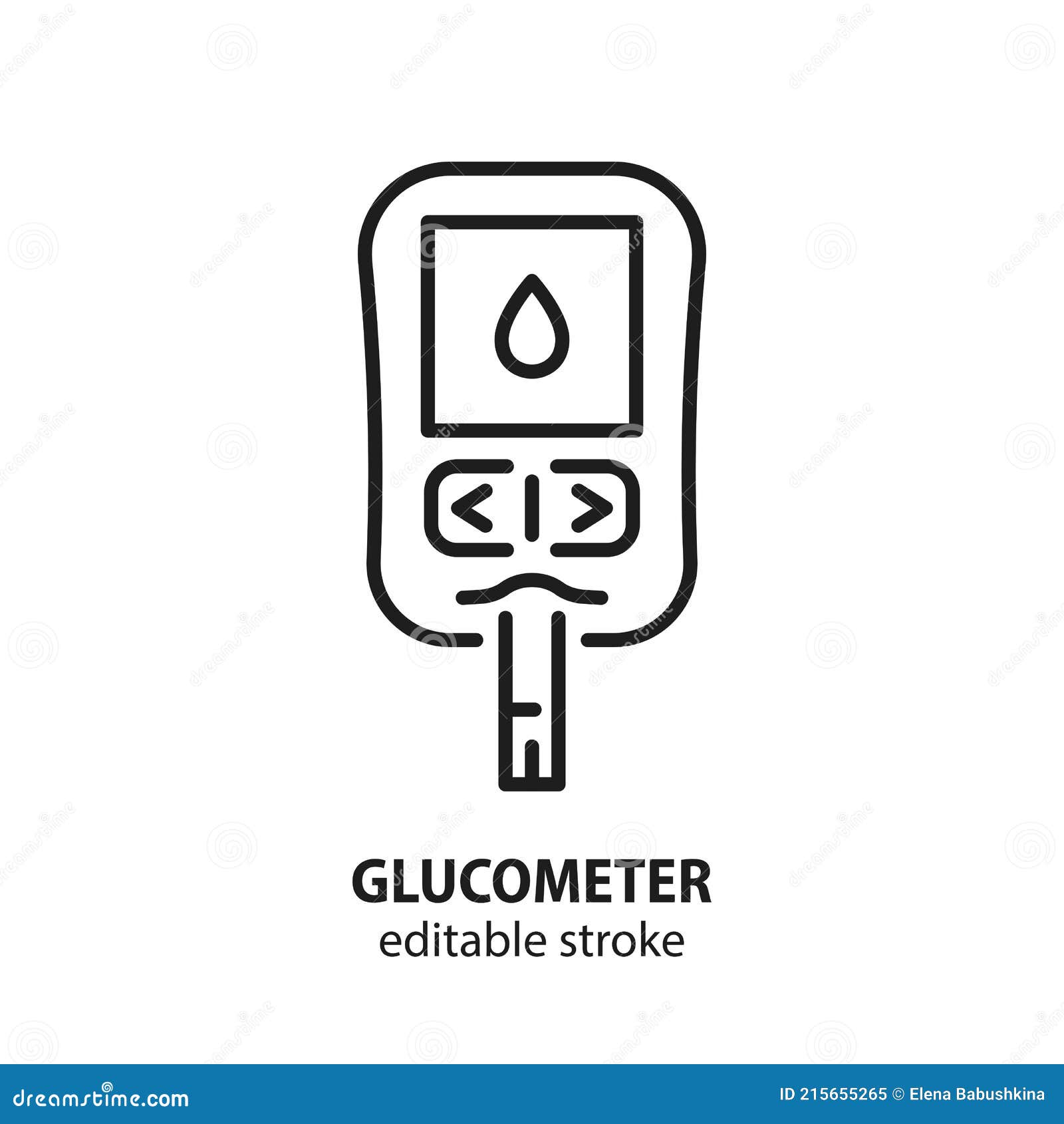 Diabetes Control Symbol Vector Illustration | CartoonDealer.com #93663996